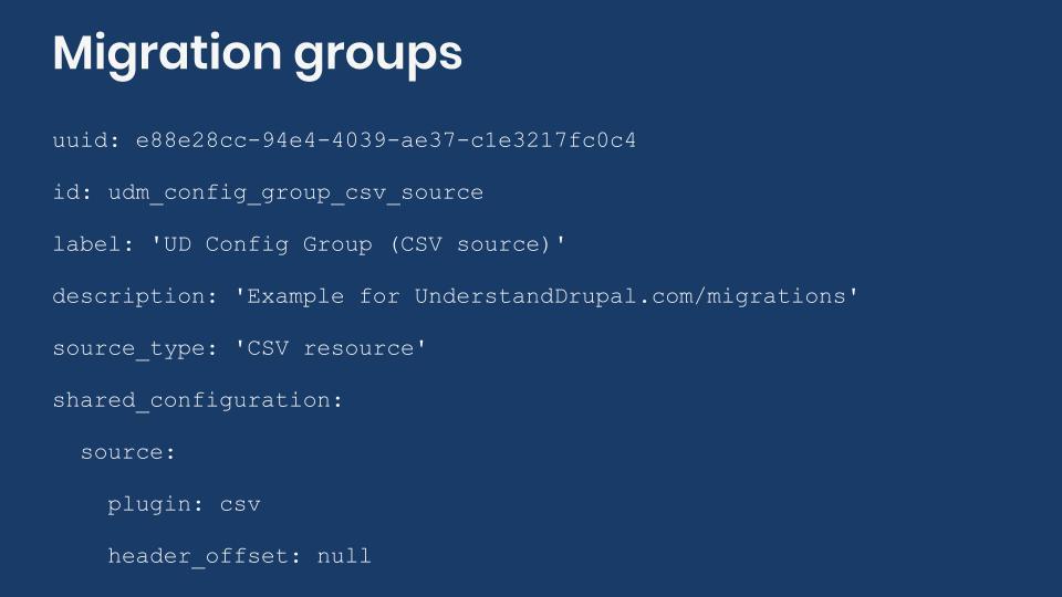 Writing your first Drupal migration