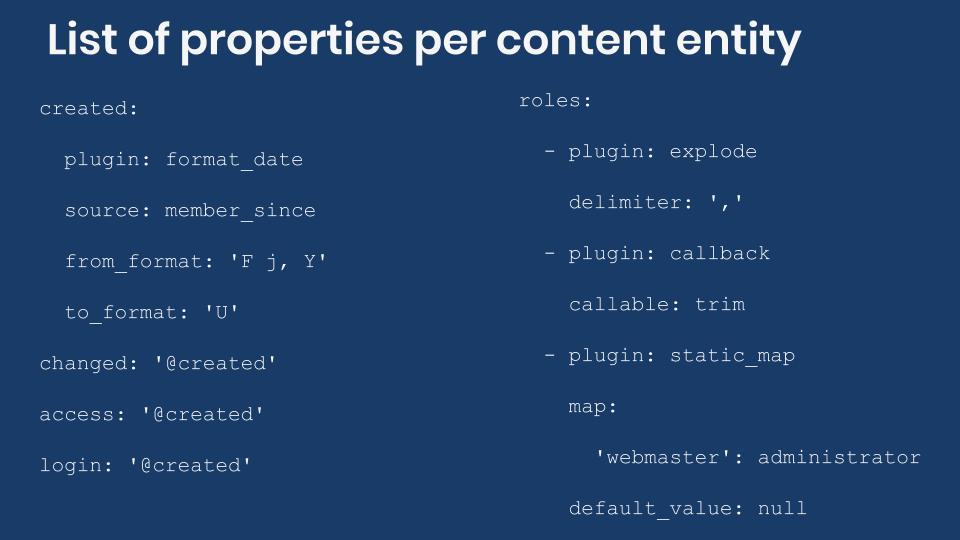 Drupal Migrations Reference List Of Configuration Options For Source Plugins