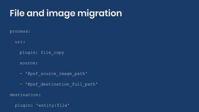 Using constants and pseudofields as data placeholders in the Drupal migration process pipeline
