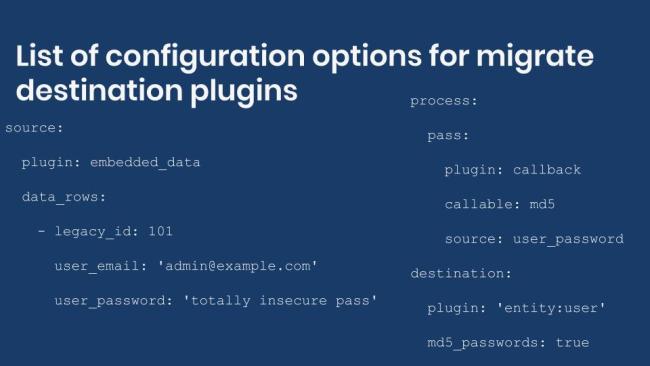 Drupal Migrations Reference List Of Configuration Options For Source Plugins